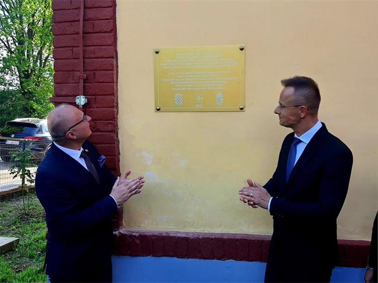 Ministarstvo vanjskih i europskih poslova RH - Ministri Grlić Radman i Szijjártó na otvorenju ...